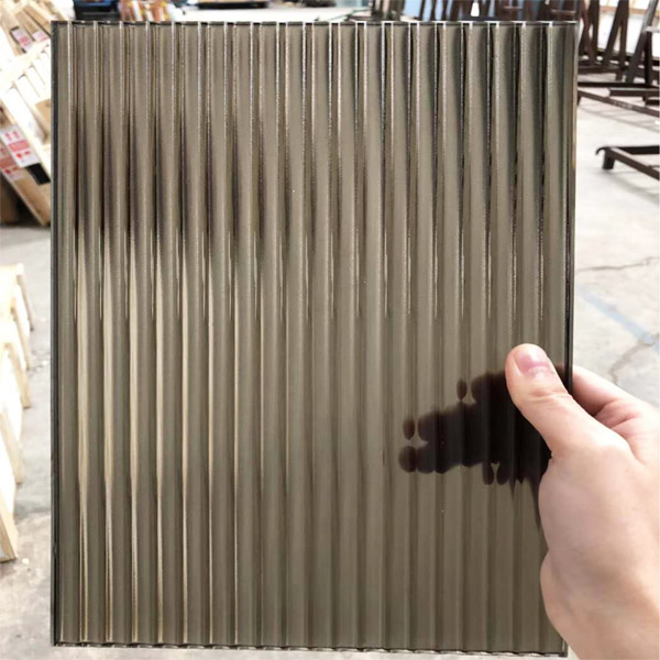 Fluted Glass With Designed Patterns And Multiple Processing Options