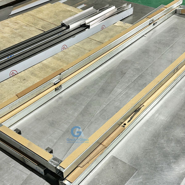 Stainless steel framed glass - GreArt Glass